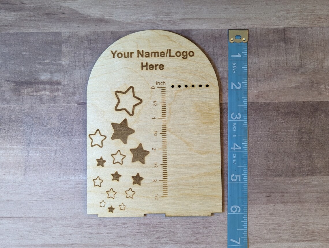 Earring Display Stand Holder SVG With Measurement Digital File ...
