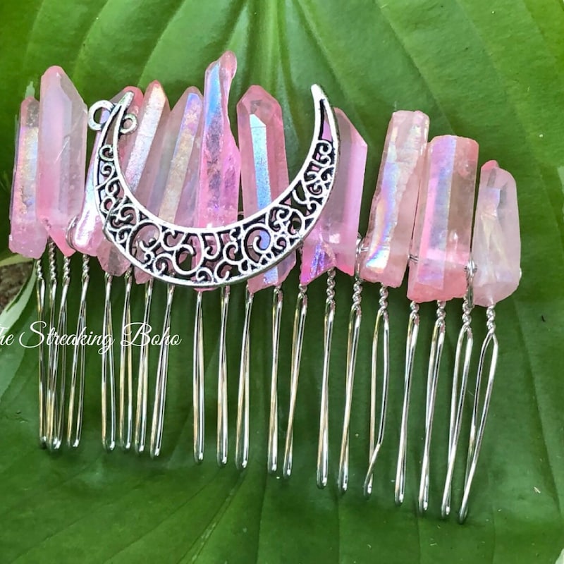 Rose Quartz Hair - Etsy
