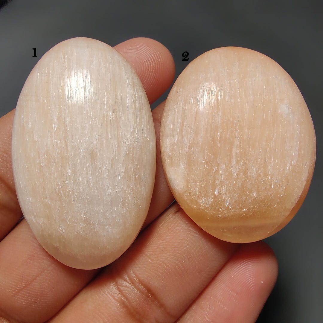 Pink Selenite Gemstone, AAA+ Quality Semi-precious Stone Perfect for ...