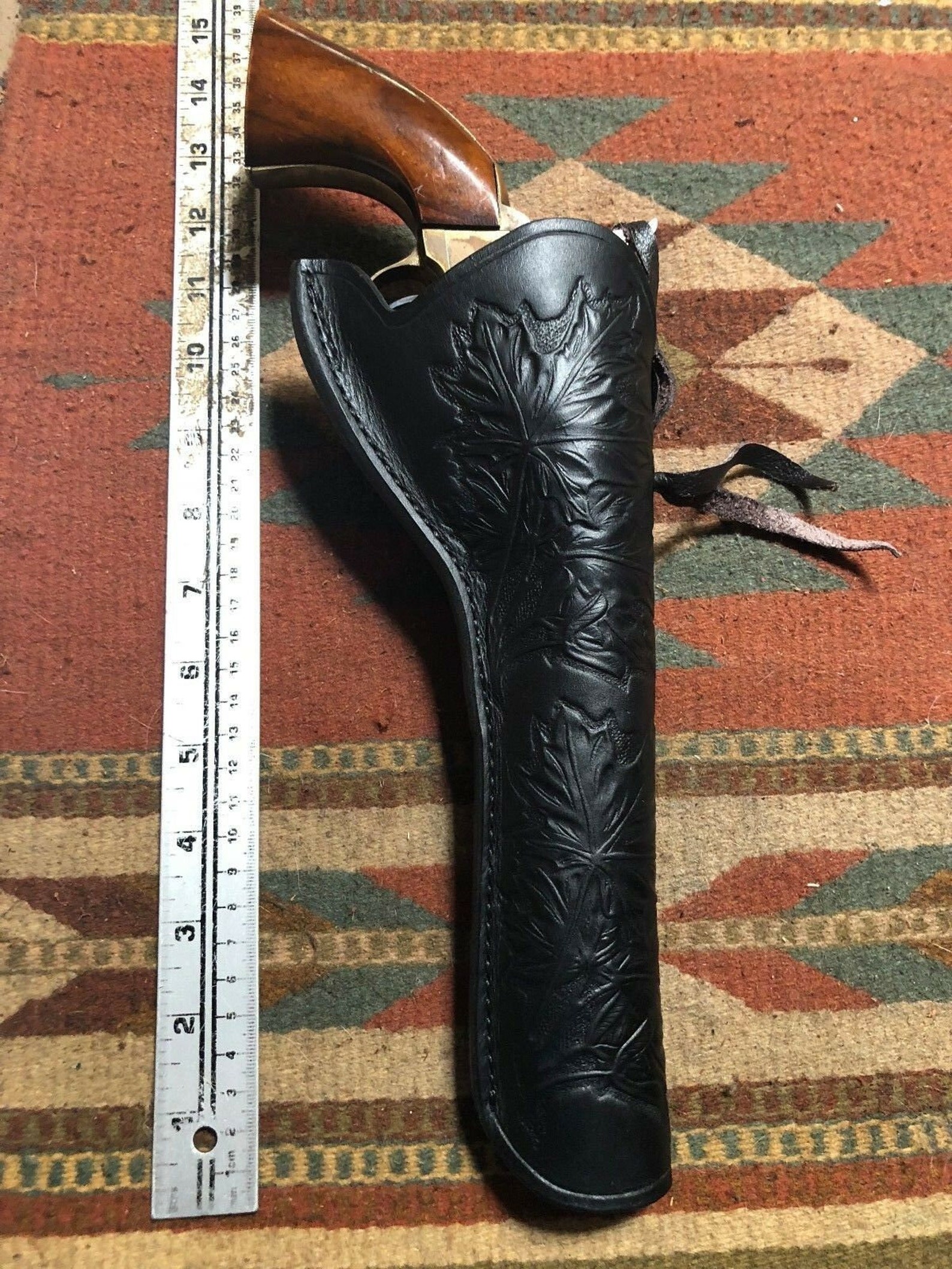 FITS Colt Uberti Pietta Traditions 1851 1861 Navy Black Leather 7.5 ...