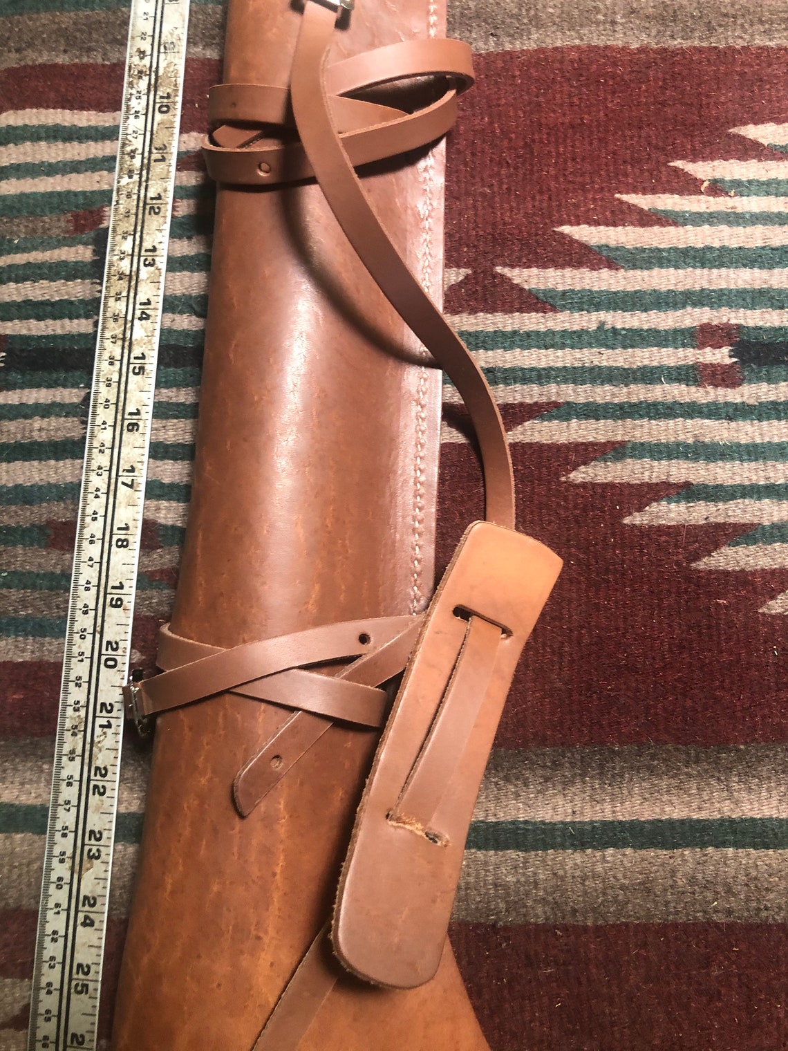 Leather Rifle Scabbard for Lever Action Carbine Horseback or - Etsy
