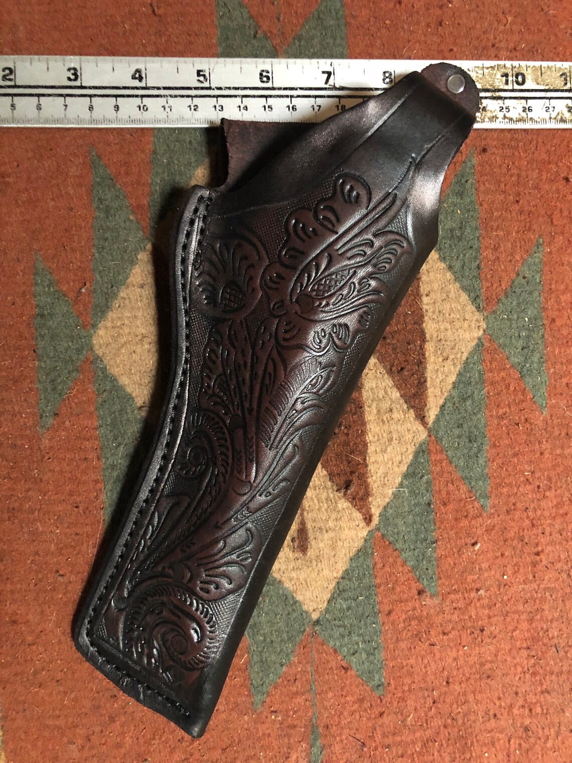Leather Field Holster Fits Ruger Single Six & Ten Colt SAA Uberti ...