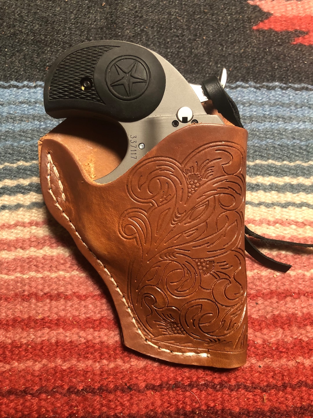 Western Leather Derringer Belt Holster Fits Bond Arms Derringer - Etsy