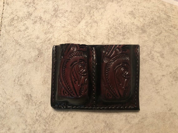 Floral Scroll Leather Magazine Pouch Fits Colt Model 1911 | Etsy