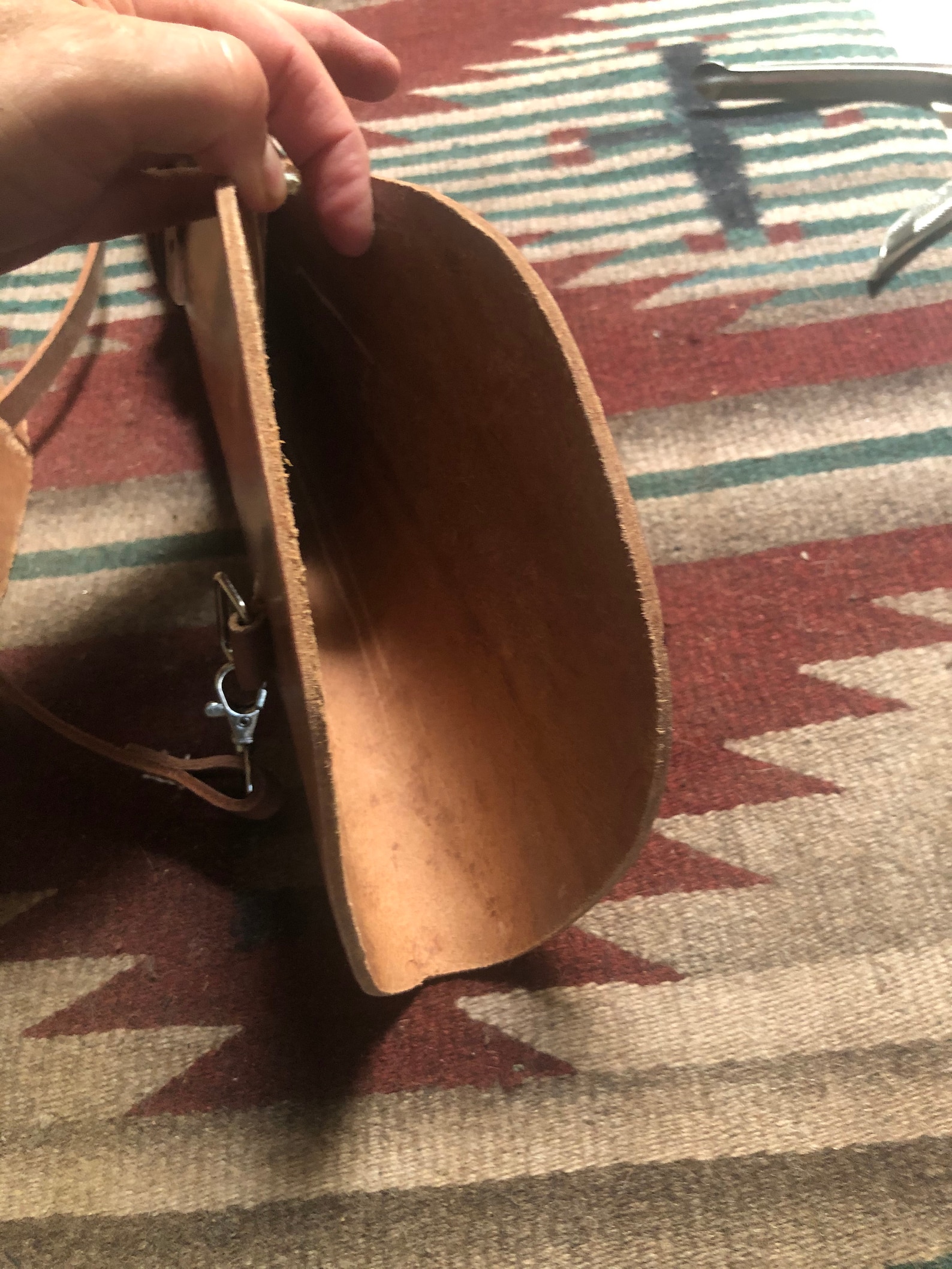 Leather Rifle Scabbard for Lever Action Carbine Horseback or ATV ...