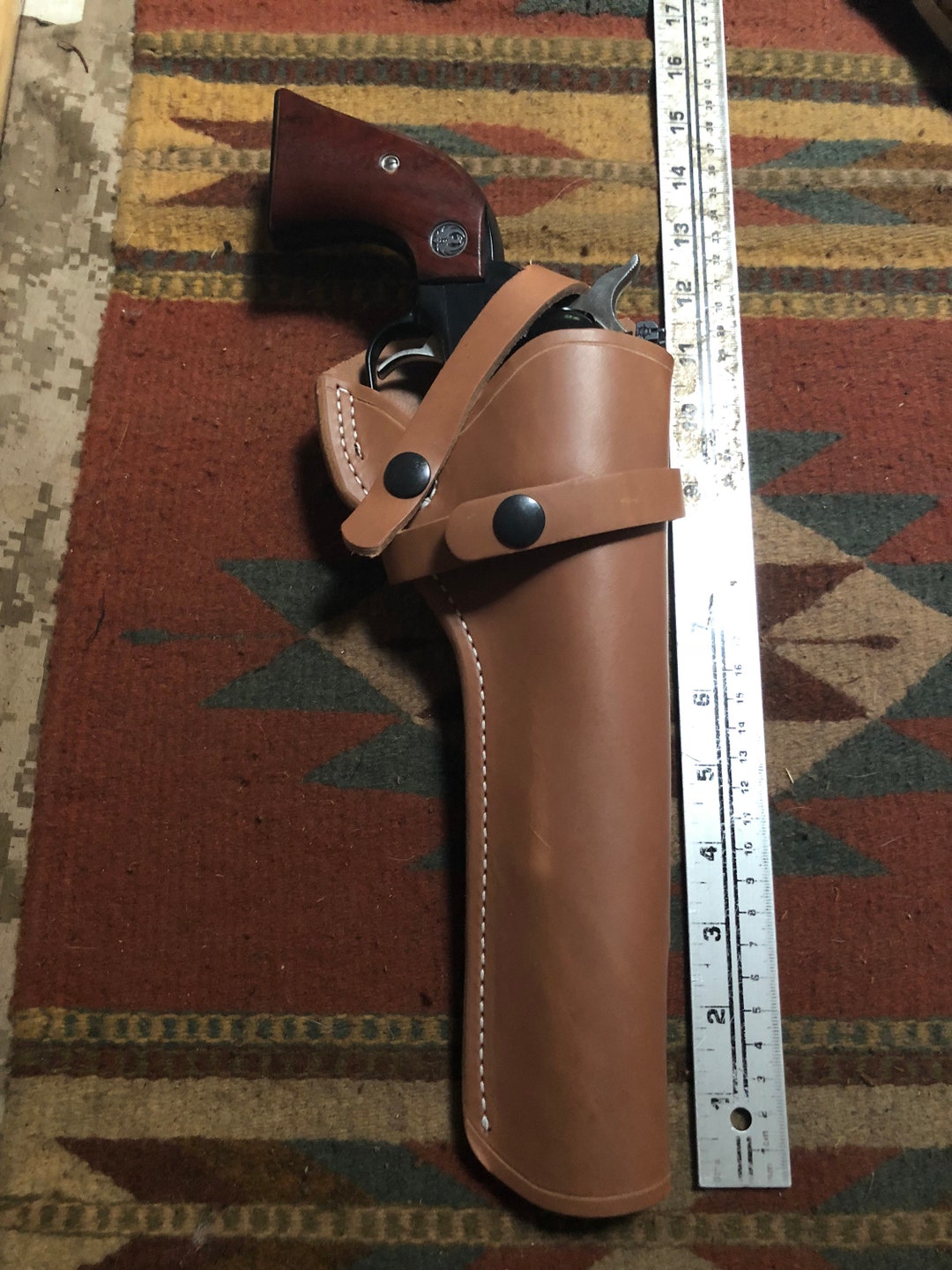 Leather Field Holster FITS Ruger Blackhawk / Super Blackhawk 44/45 Made ...