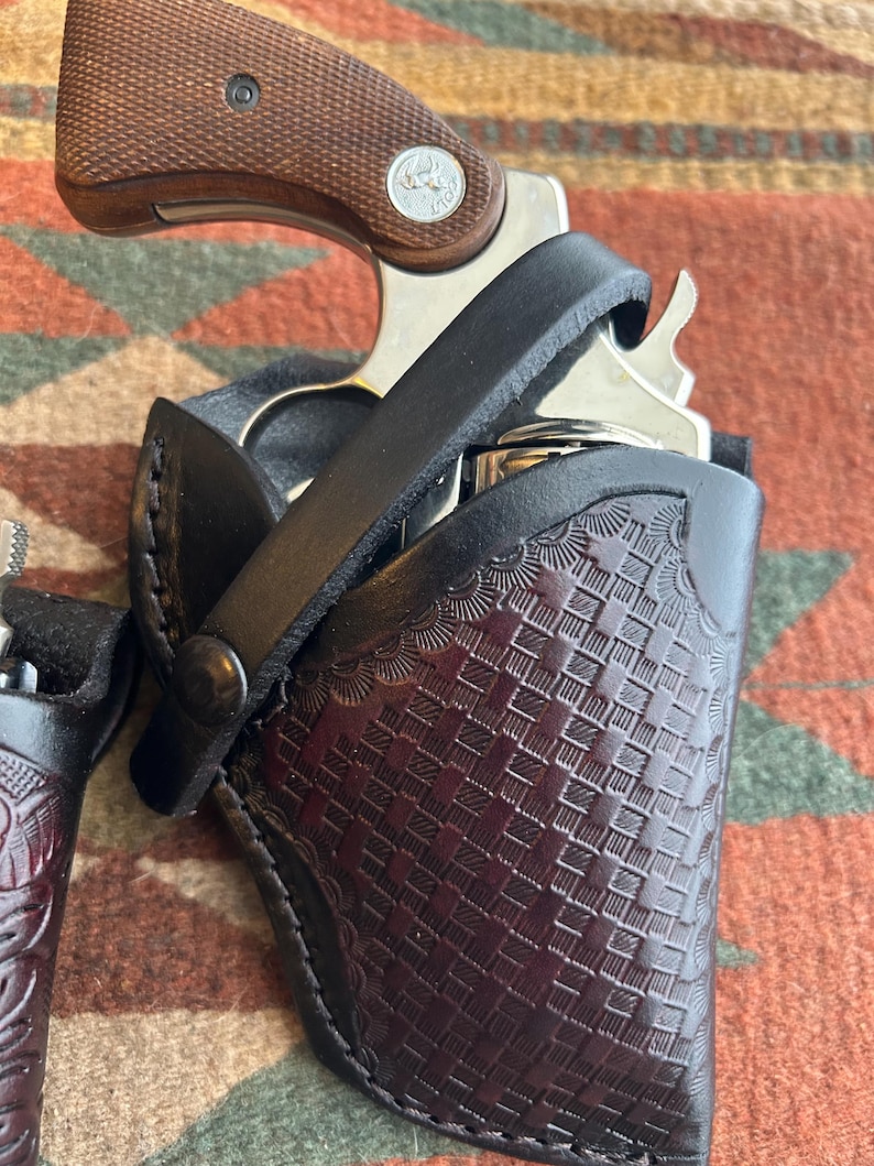 Leather Field Holster Fits S&W Model 36 37 60 37 Taurus Model 85 856 ...