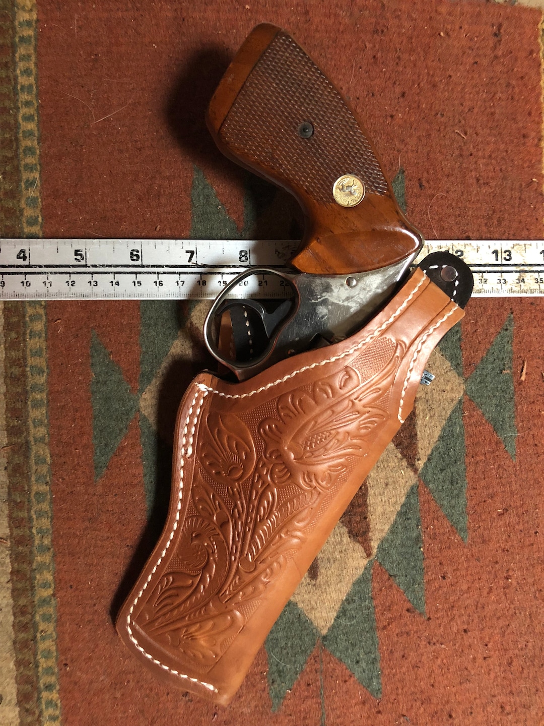 Soft Lined Leather Holster Fits S&W 686 586 66 19 Ruger GP100 Taurus ...