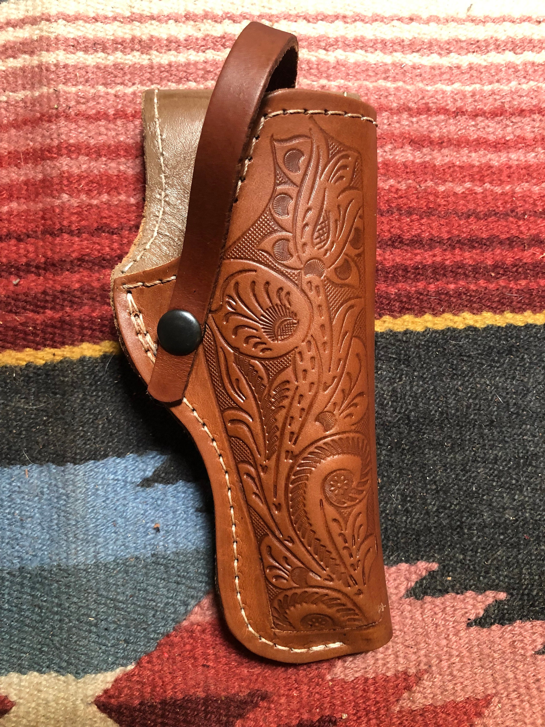 Soft Lined Leather Field Holster Fits Colt Springfield RIA ATI Kimber ...