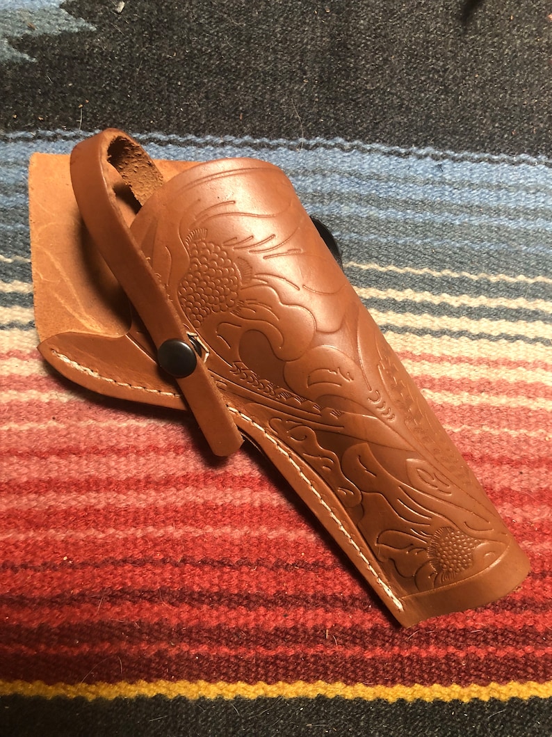 Western Cross Draw Holster Fits Colt SAA, Ruger Vaquero Uberti ...