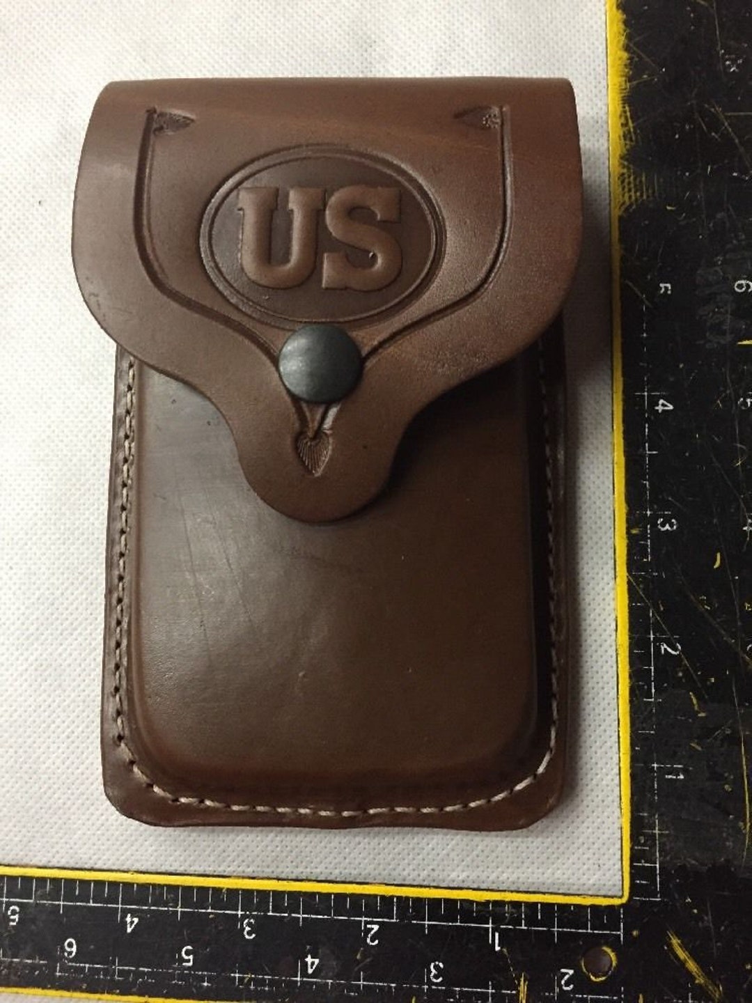 45ACP Model 1911 Single Stack Two Magazine Flap Pouch - US Stamp - USA ...