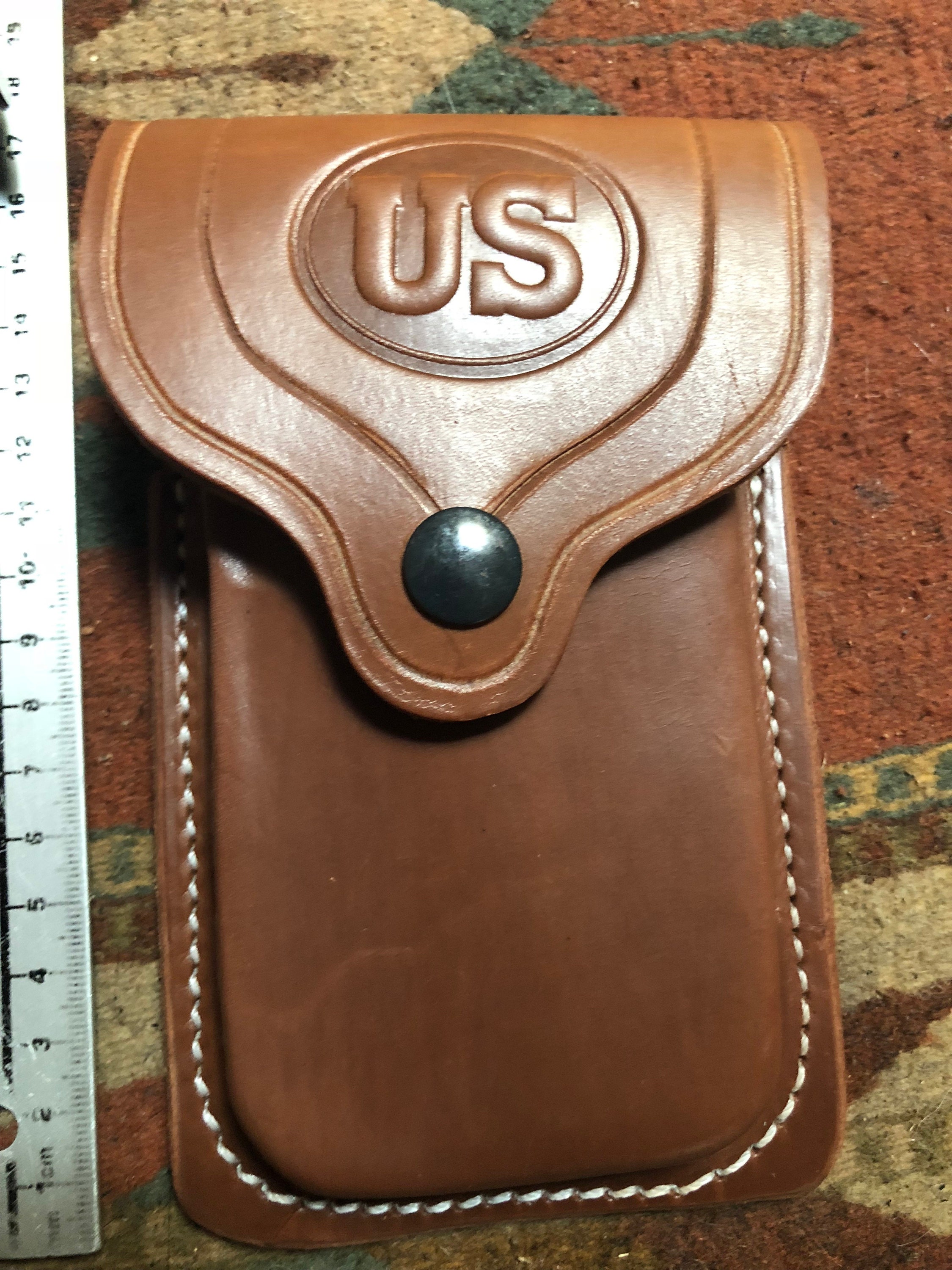 Western Leather Holster & Magazine Pouch Fits Colt Model 1911 - Etsy