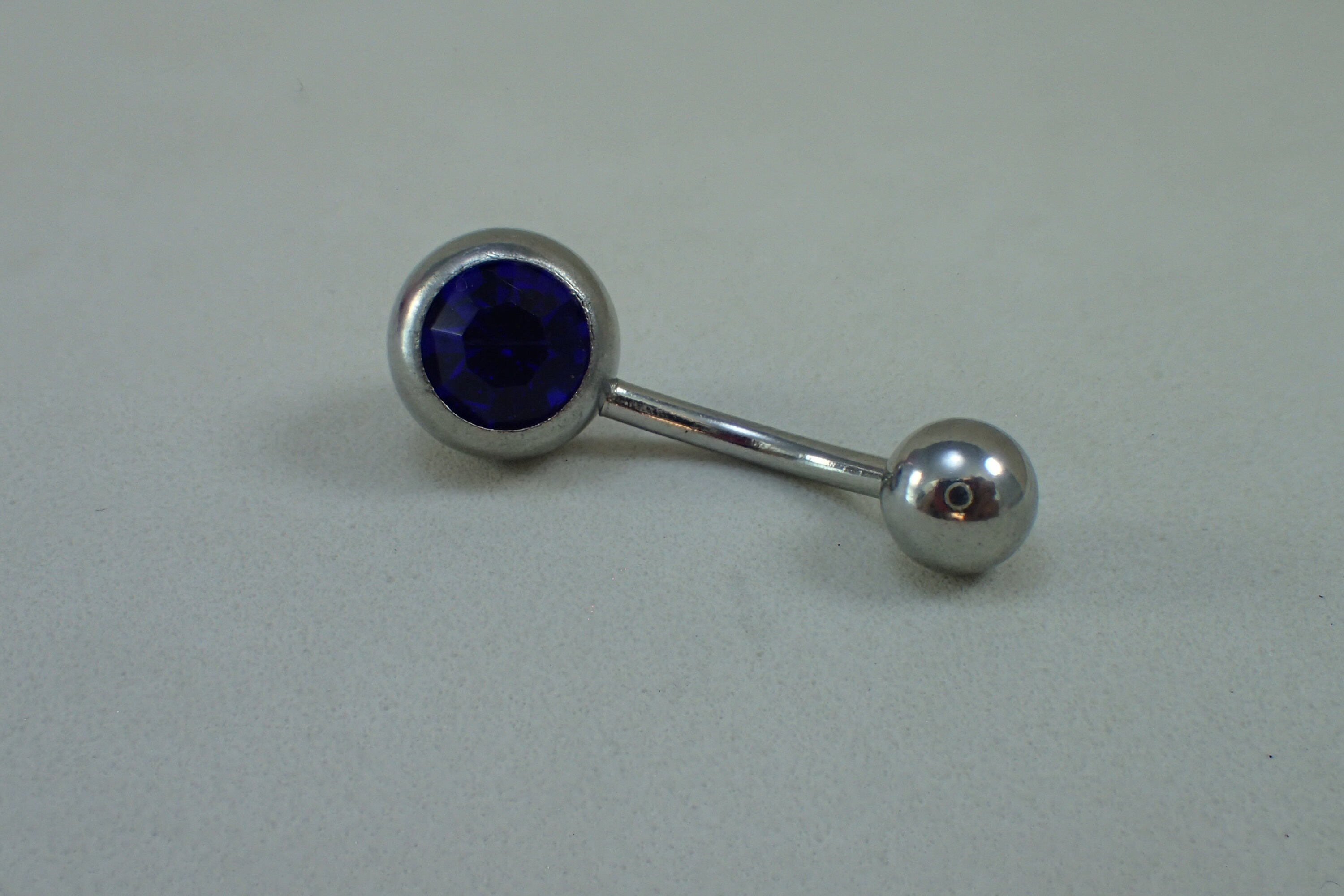 Blue Sapphire Navel Ring Belly Button Jewelry Belly Piercing | Etsy