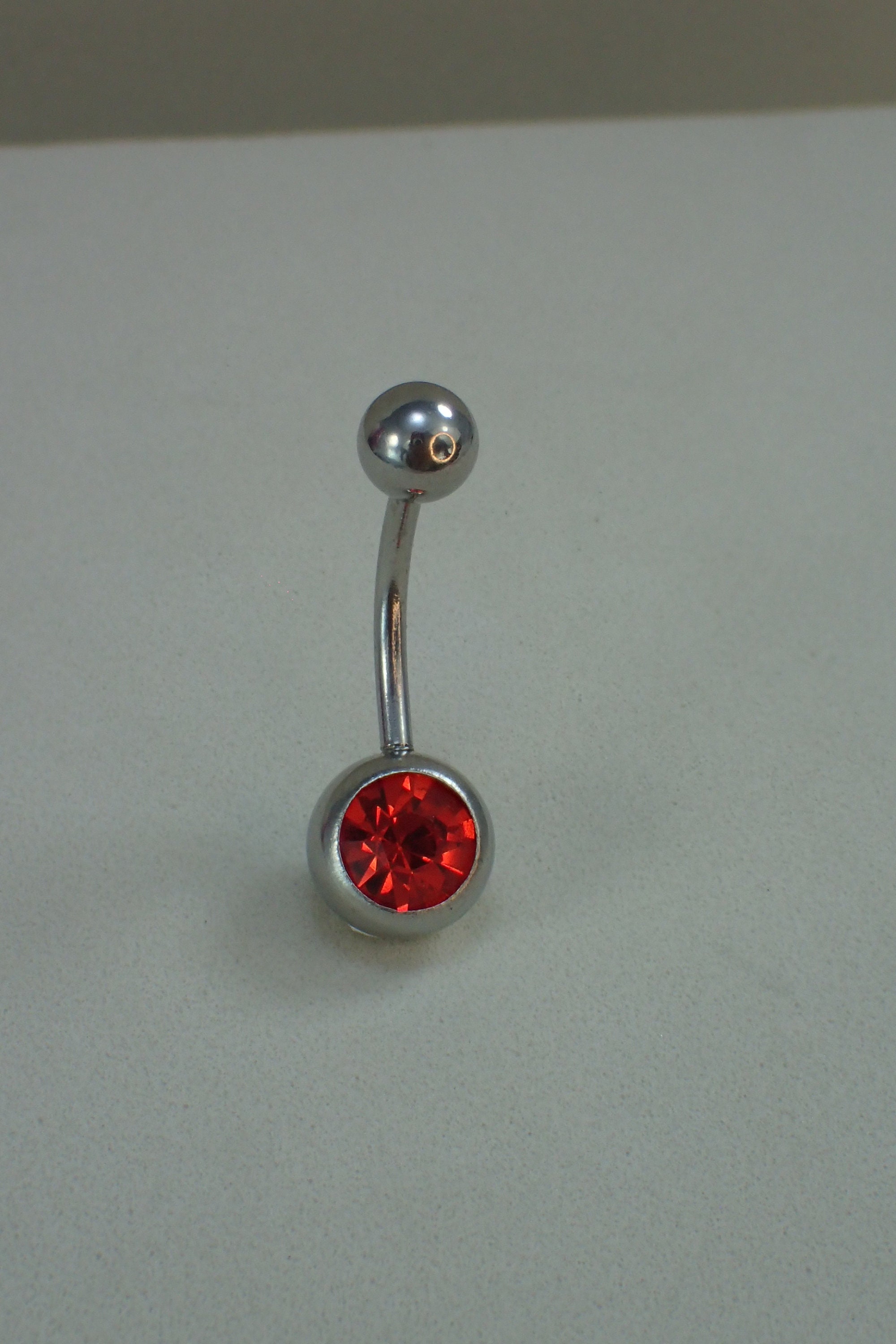 Ruby Navel Ring Belly Button Jewelry Belly Button Ring | Etsy