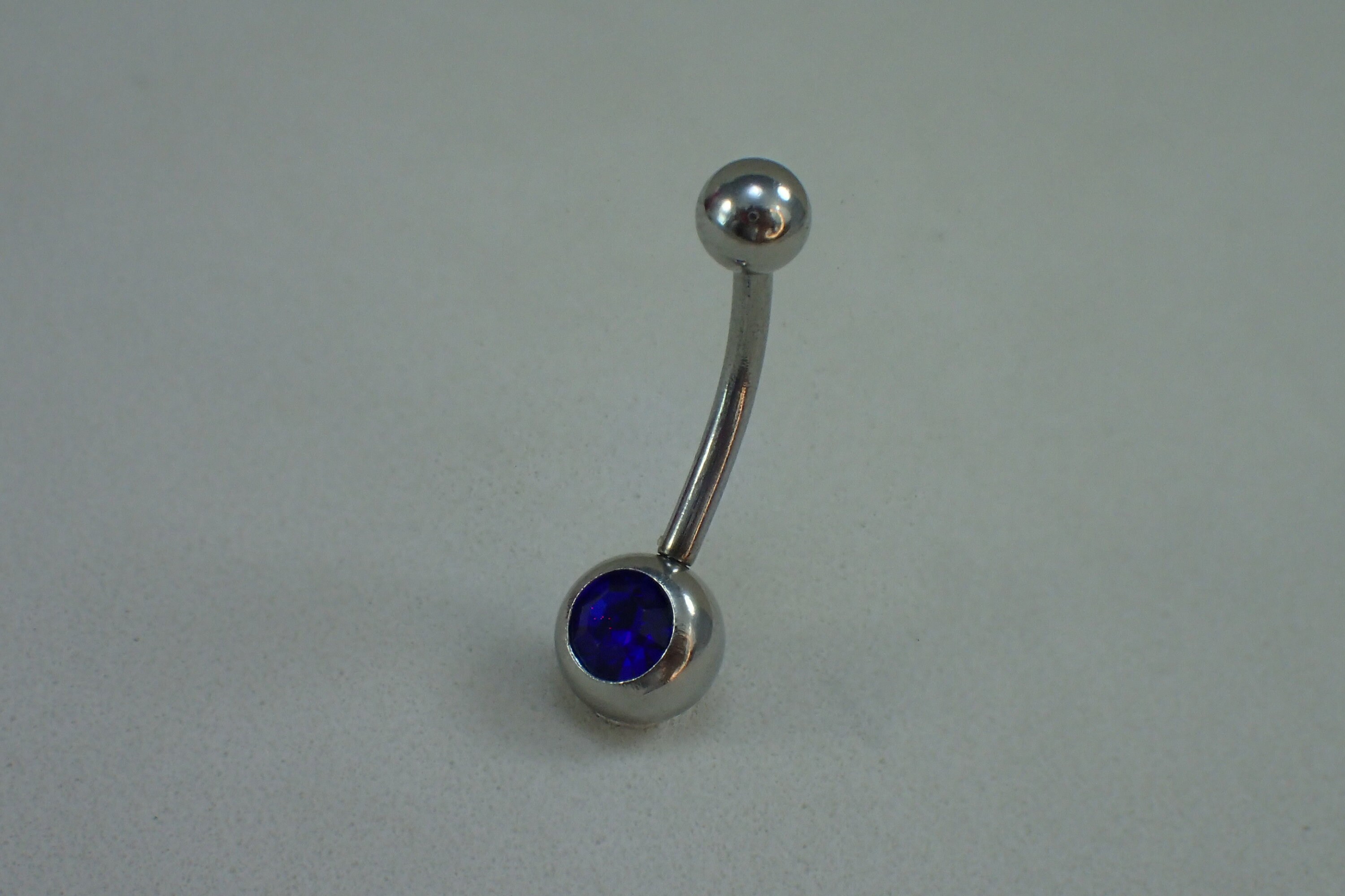 Blue Sapphire Navel Ring Belly Button Jewelry Belly Piercing - Etsy UK
