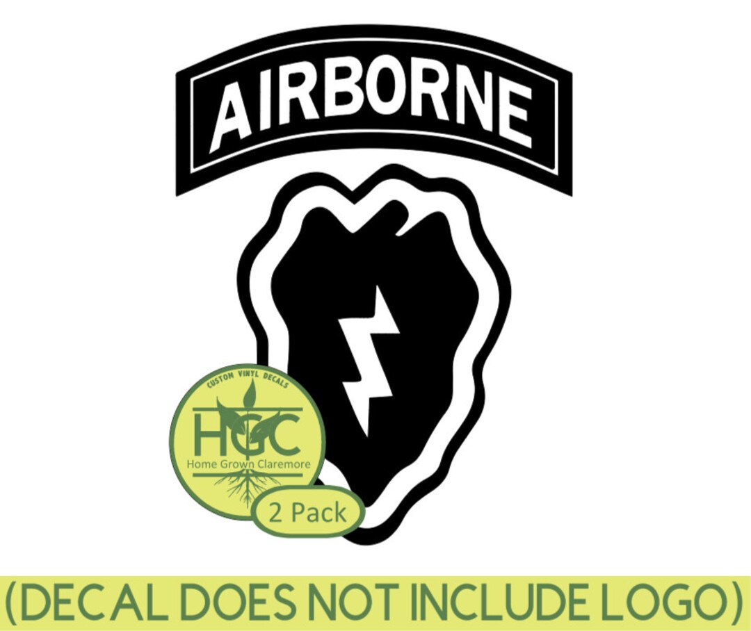 2 Pack U.S. Army 25th Infantry Airborne Multiple Colors - Etsy