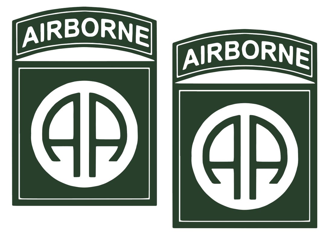 2 Pack - 82nd Airborne Division | Decal Vinyl Sticker Graphics for Car ...