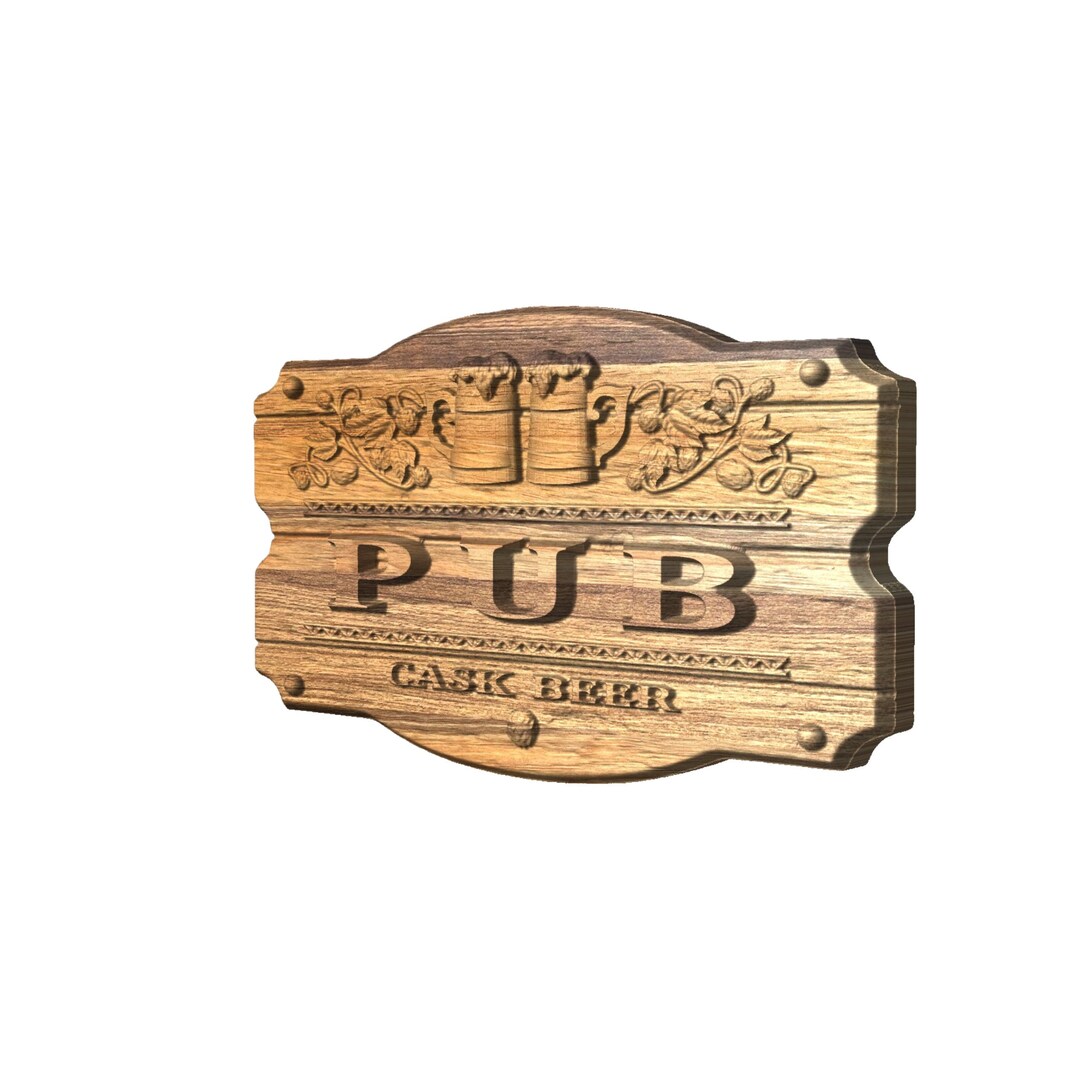 Pub Cask Beer Handmade Real Wood Display Sign Panel - Etsy