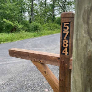 Country Mailbox Post Custom Handmade Rough Sawn Cedar - Product Skus ...
