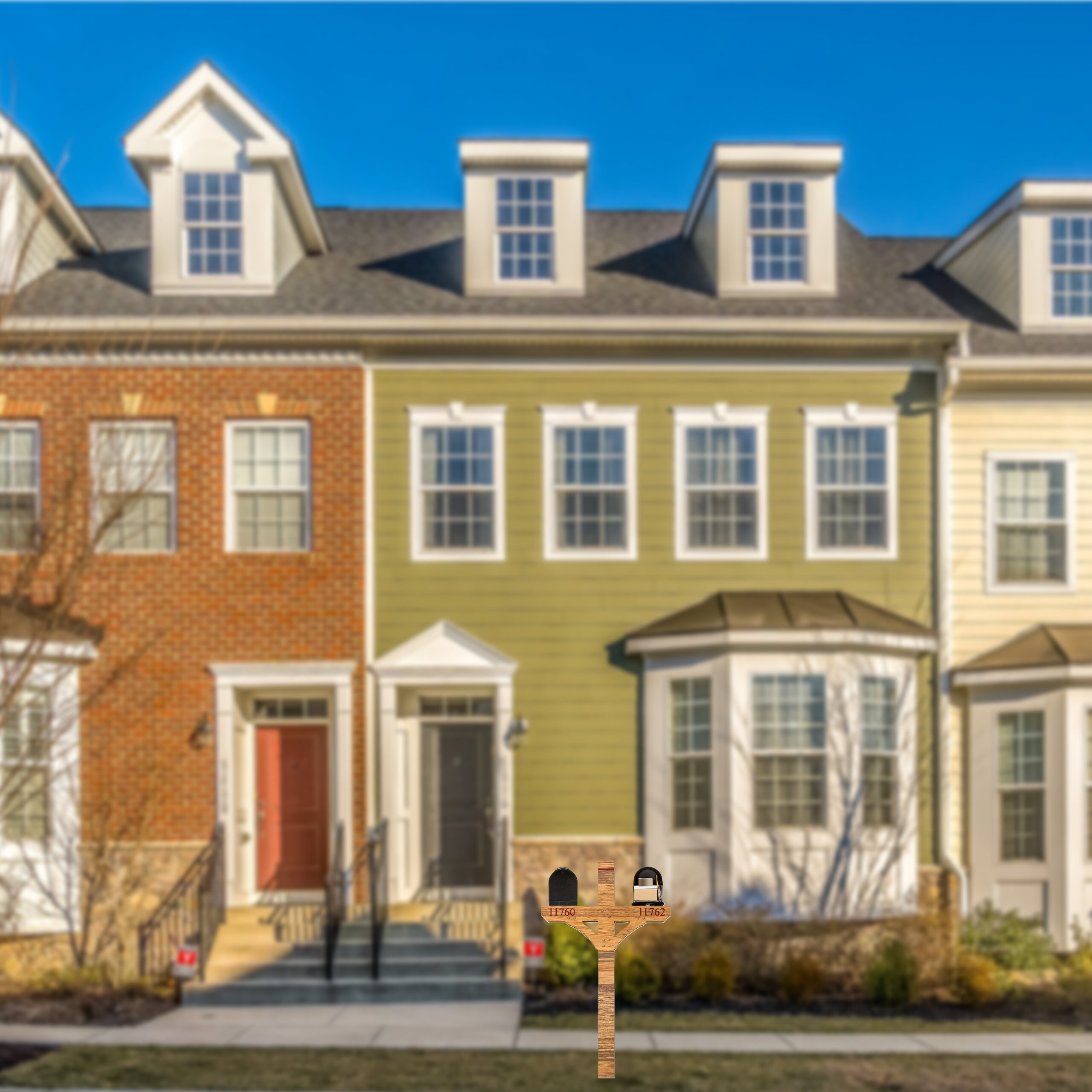 Country Twin Mailbox Timber Frame Post Custom Handmade Rough - Etsy