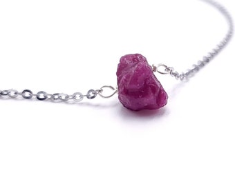 Raw Ruby Jewelry | Etsy