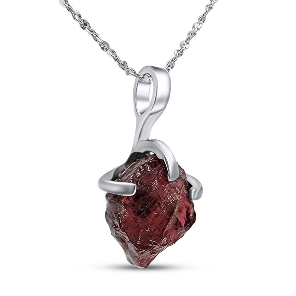 Garnet Necklace - Etsy