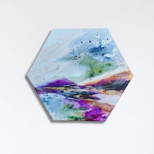 Hexagon Artwork - Etsy