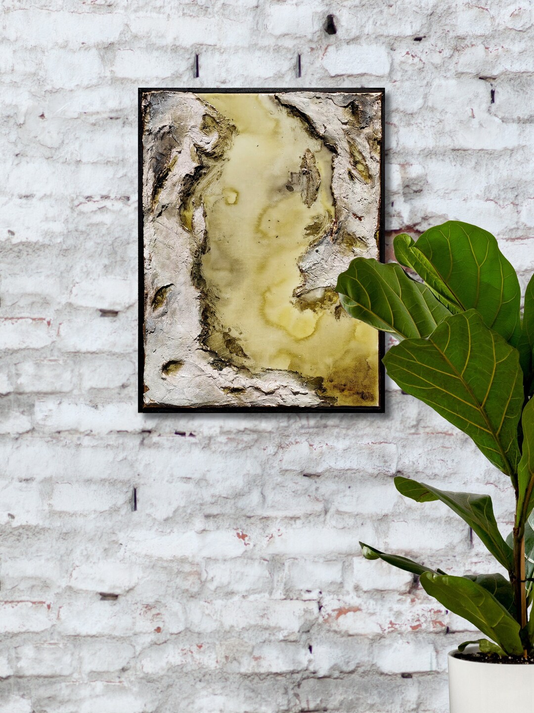 Miracles in the Mundane, Resin Abstract Painting, Original Artwork ...