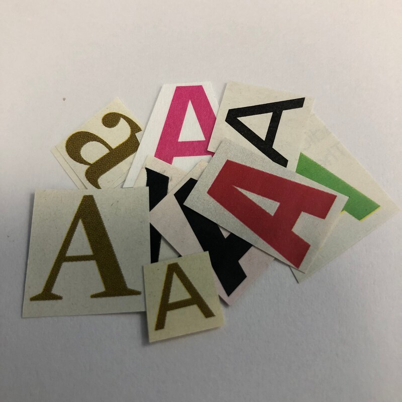 Magazine Letters - Etsy