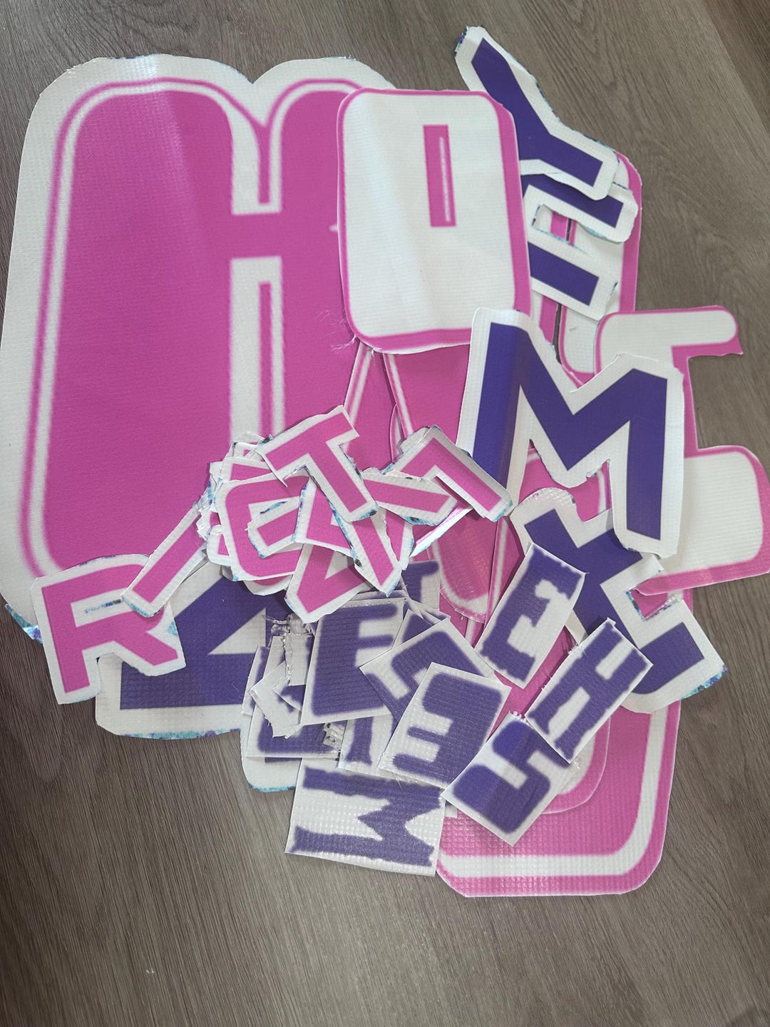 XL Canvas Letters - Letter Cutouts - Unique Multimedia Art Project ...