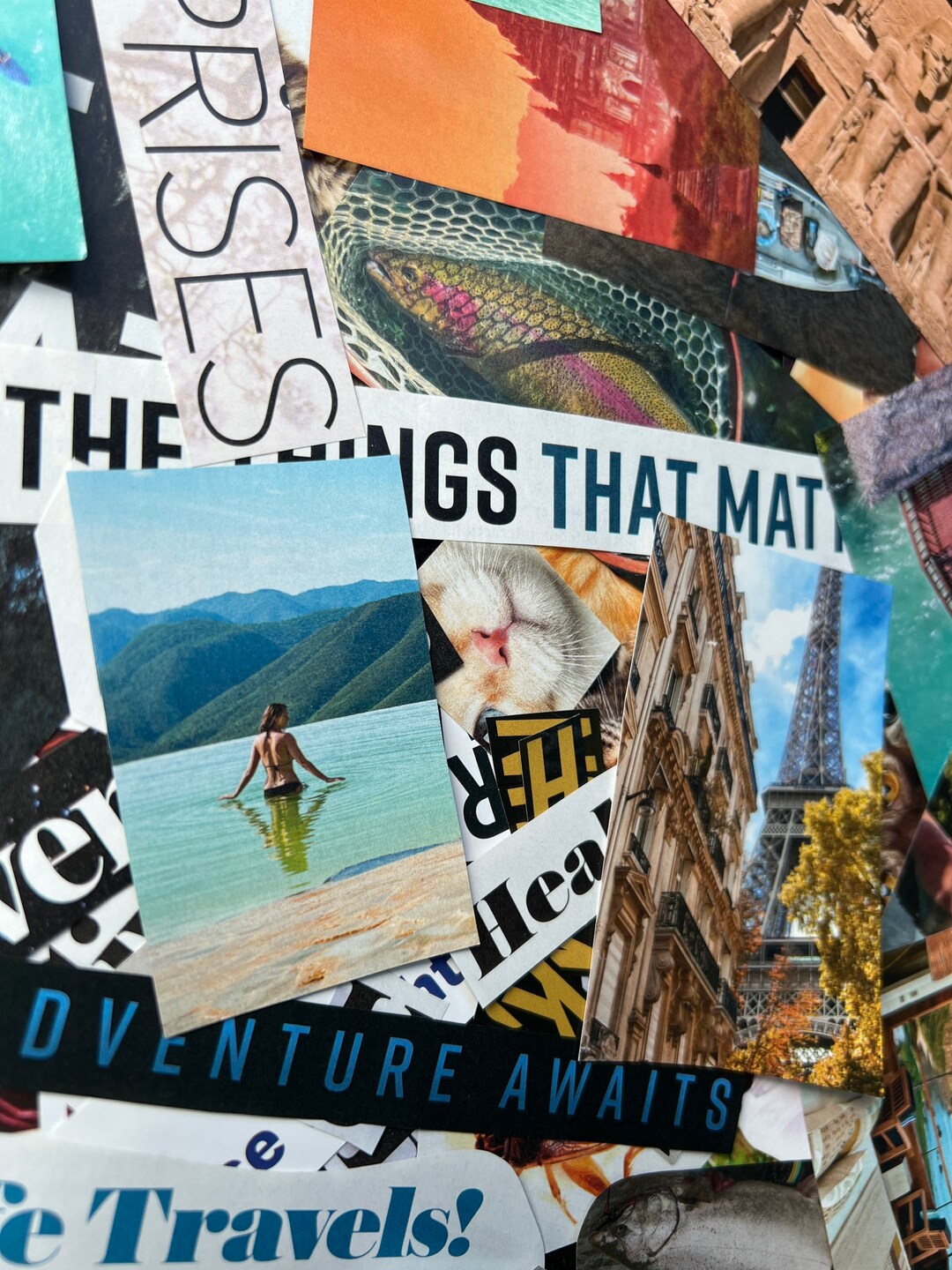 Vision Board Clippings - Self Improvement - Magazine Cut Outs ...