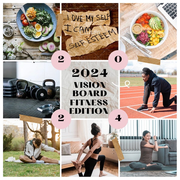 Fitness Vision Board - Etsy