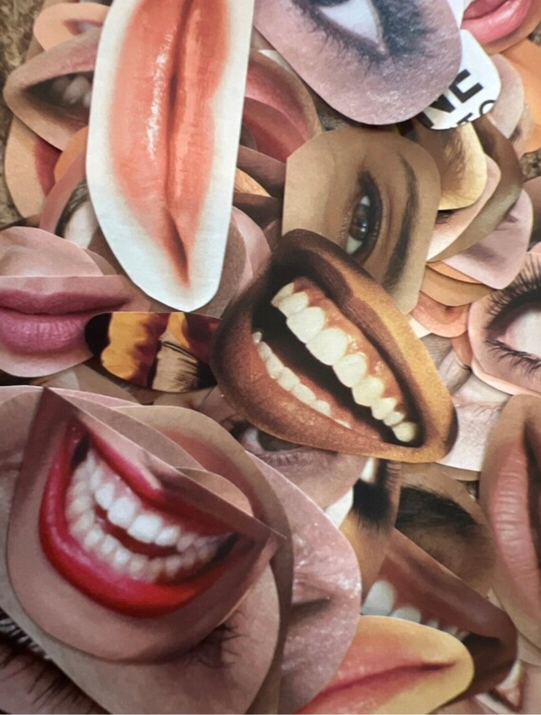 Lot of 50+ Magazine Clippings- Face Feature Pictures - Smile Mouths ...