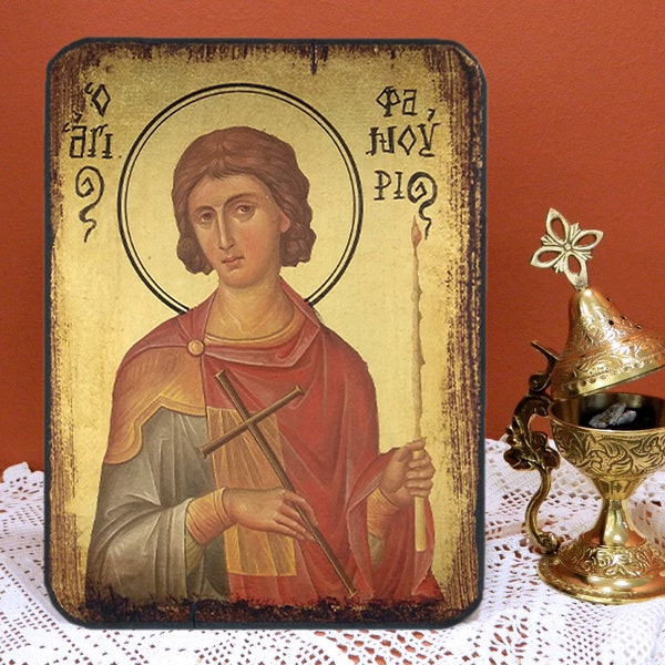The Great Martyr Orthodox Icon - Etsy