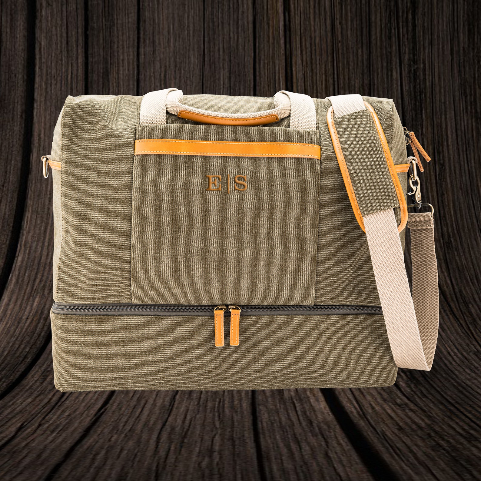 Personalized Leather Weekend Bag Custom Carry on Bag - Etsy