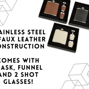 Personalized Monogram Flask Gift Set - Custom Engraved Flask Gift Set ...