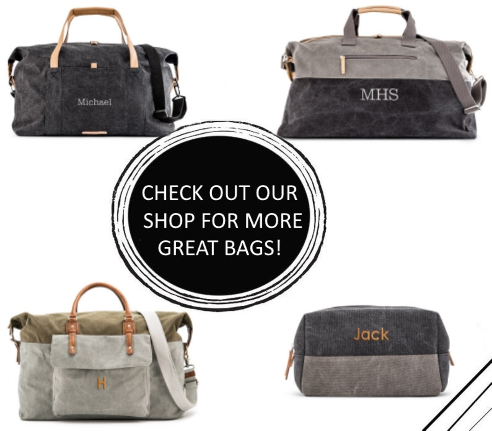 Personalized Leather Weekend Bag Custom Carry on Bag - Etsy