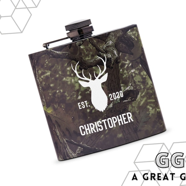 Hunting Flask - Etsy