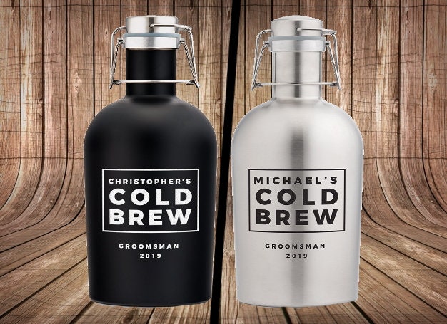 Custom Stainless Steel 64 Oz Beer Growler - Craft Beer - Home Brew ...