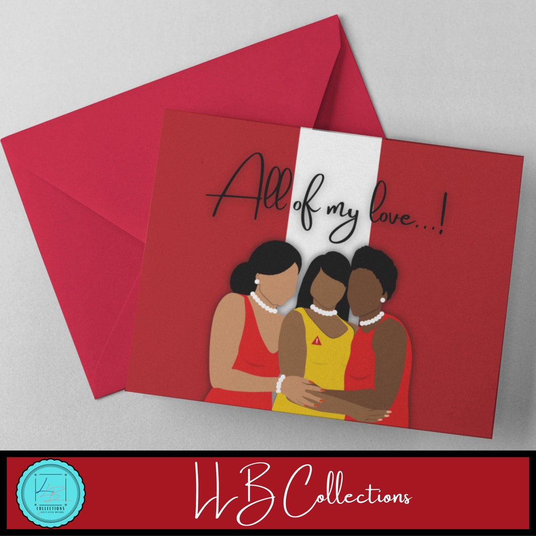 Delta Sigma Theta/aoml/notecard (blank) - Etsy