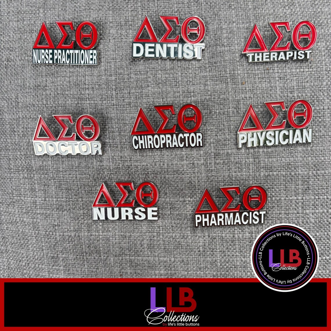 Delta Sigma Theta Career Lapel Pins 4 - Etsy