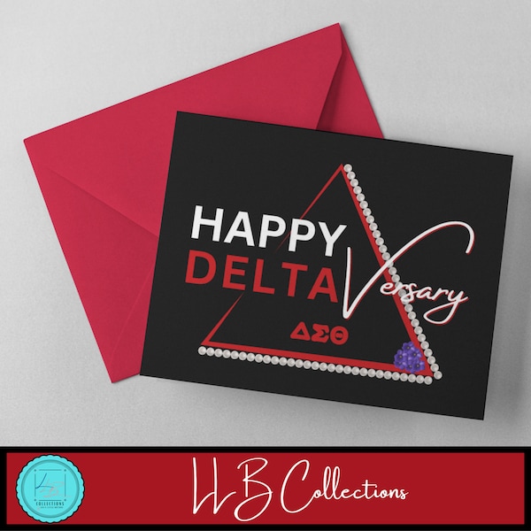 Deltaversary Card - Etsy