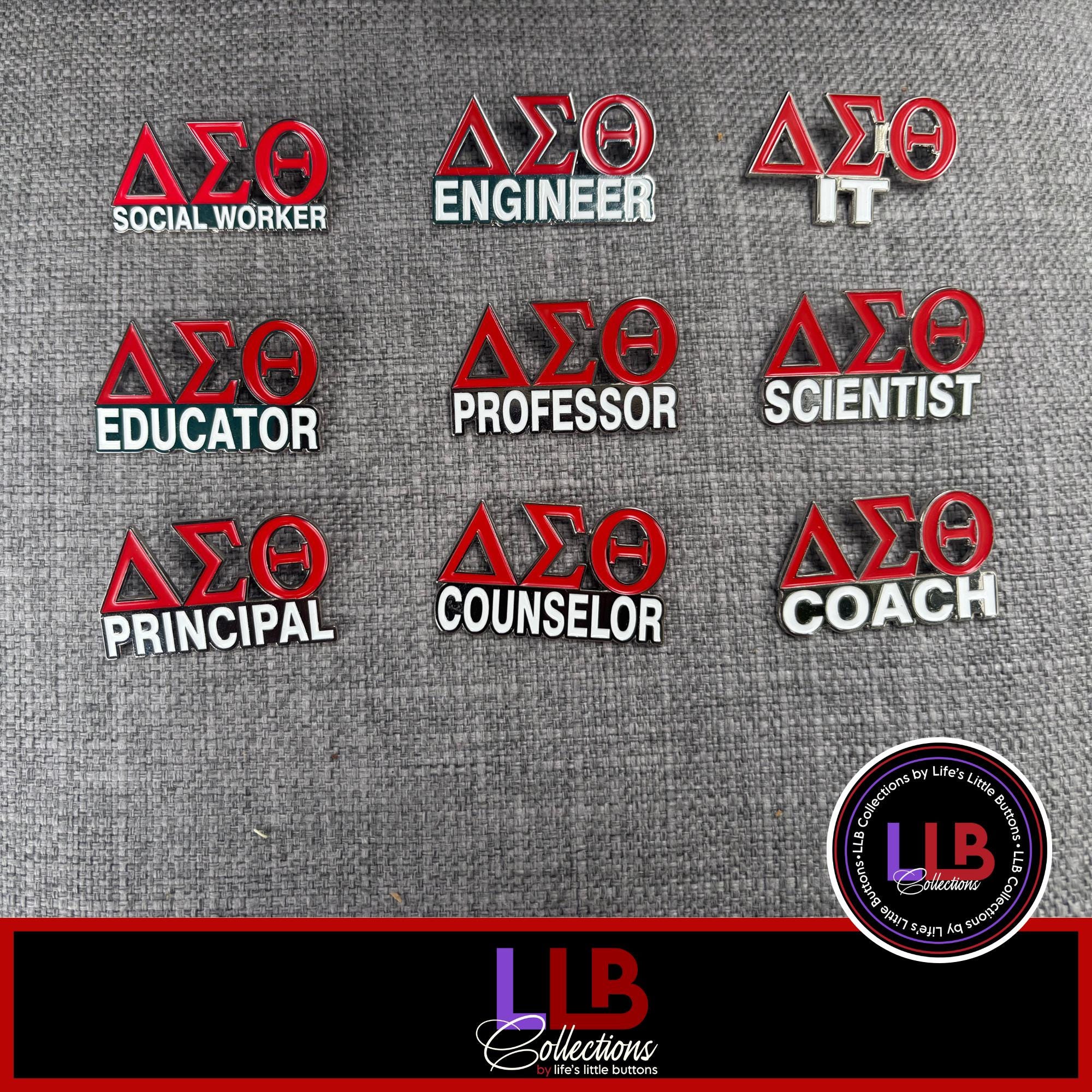 Delta Sigma Theta Career Lapel Pins 3 - Etsy
