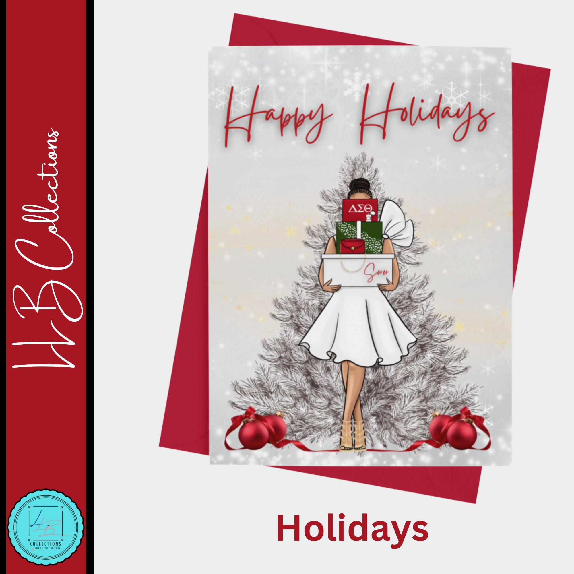 Delta Sigma Theta Christmas Cards /dst/1913/deltadiva/notecard - Etsy