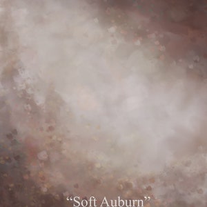 Soft Auburn - Hand Painted Digital Background/texture/overlay/digital ...