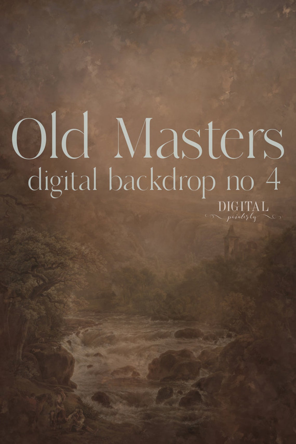Bundle of Digital Backdrops Old Masters Inspired Scenery, Fine Art ...
