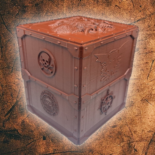 Pirate Trading Card Box - Etsy