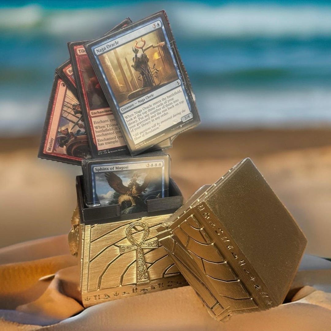 Egypt Deck Box Commander | the Bonnie Box - Etsy