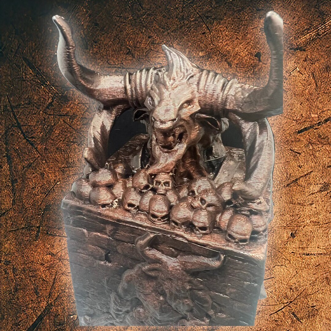 Minotaur Deck Box Commander the Bonnie Box - Etsy