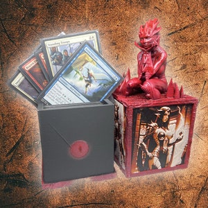 COMMANDER Demon Queen Magic the Gathering Deck Box - Etsy